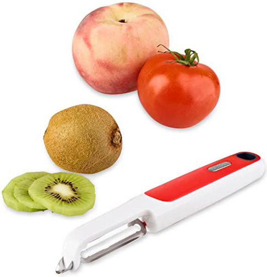 GetUSCart- Zyliss Soft Skin Peeler, Red