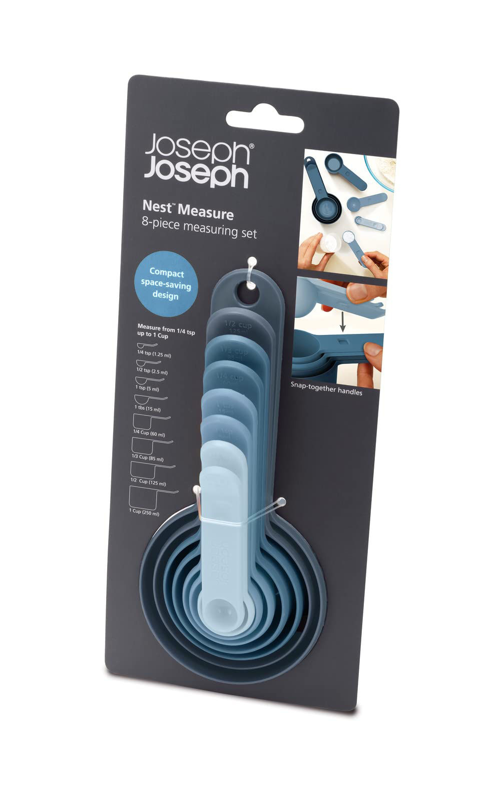 GetUSCart- Joseph Joseph 98999 Nest Measure Measuring Cup Set, Sky