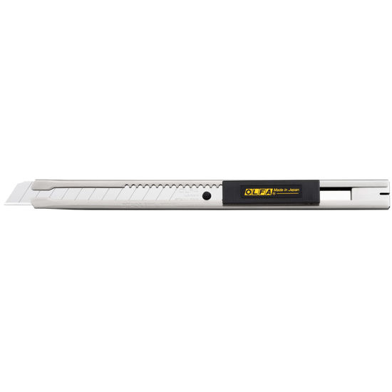 GetUSCart- OLFA 9mm Stainless-Steel Utility Knife (SVR-2) - Multi-Purpose Retractable Precision ...