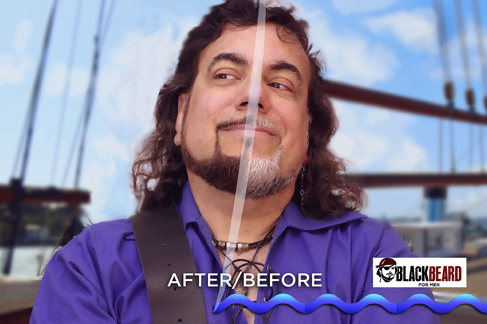 GetUSCart- Blackbeard for Men Formula X Instant Mustache, Beard ...