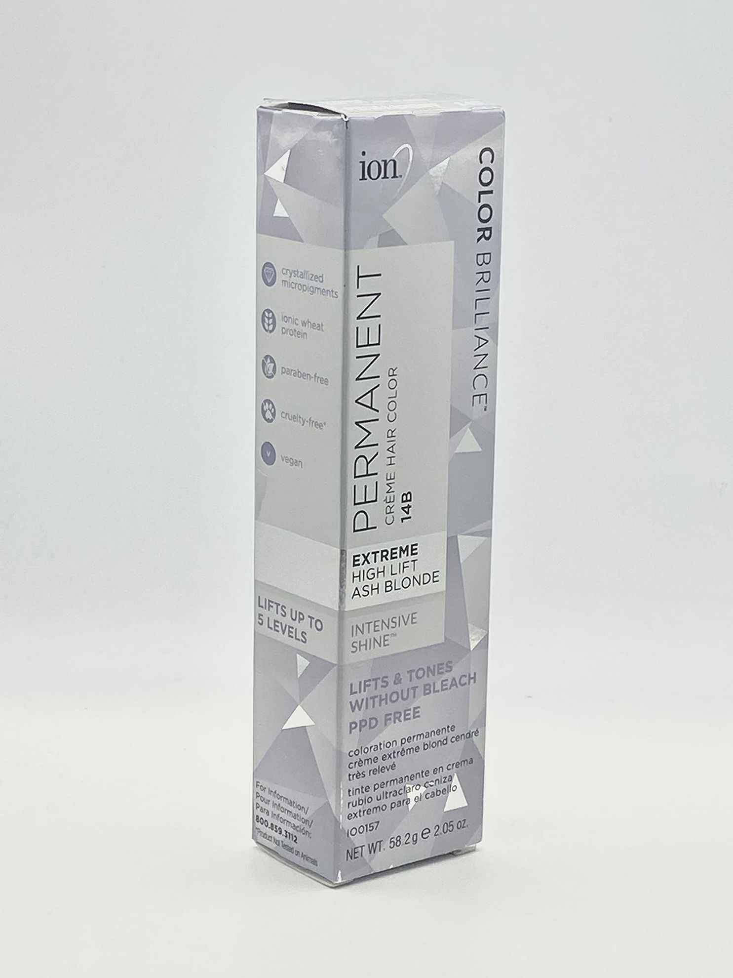 GetUSCart- Ion 14B HL-B Extreme Hi Lift Ash Blonde Permanent Creme Hair ...