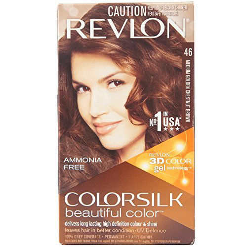 GetUSCart- Revlon Colorsilk Beautiful Color, Medium Golden Chestnut ...