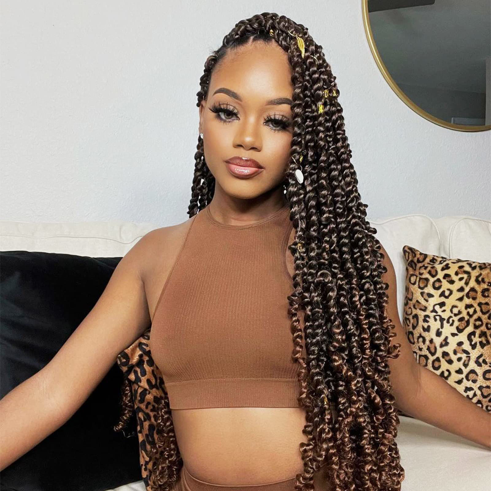 Getuscart Toyotress Tiana Passion Twist Hair 30 Inch 7 Pcs Super Long