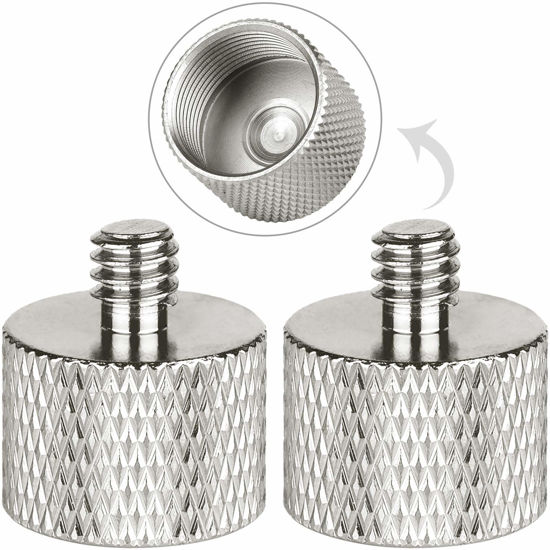 GetUSCart- Anwenk Mic Stand Adapter 5/8 to 1/4 Adapter Mic Thread Screw ...