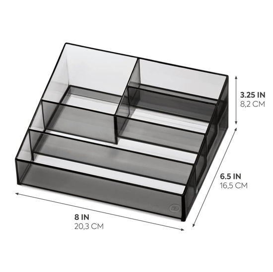 GetUSCart- iDesign The Sarah Tanno Collection Plastic Cosmetics and ...