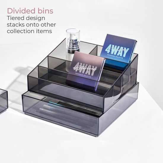 GetUSCart- iDesign The Sarah Tanno Collection Plastic Cosmetics and ...