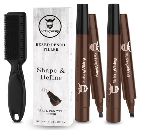 GetUSCart- 4-Tip Beard Pencil Filler for Men (2 pack), Updated Beard ...