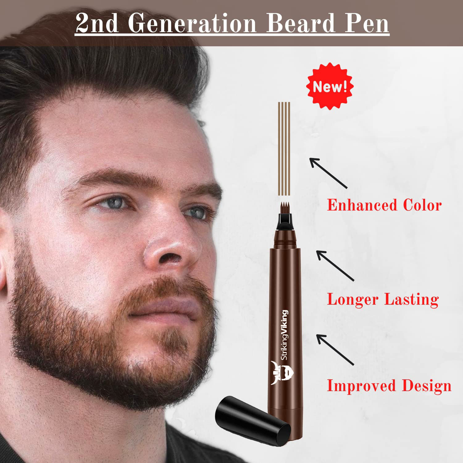 GetUSCart- 4-Tip Beard Pencil Filler for Men (2 pack), Updated Beard ... GetUSCart- 4-Tip Beard Pencil Filler for Men (2 pack), Updated Beard ...