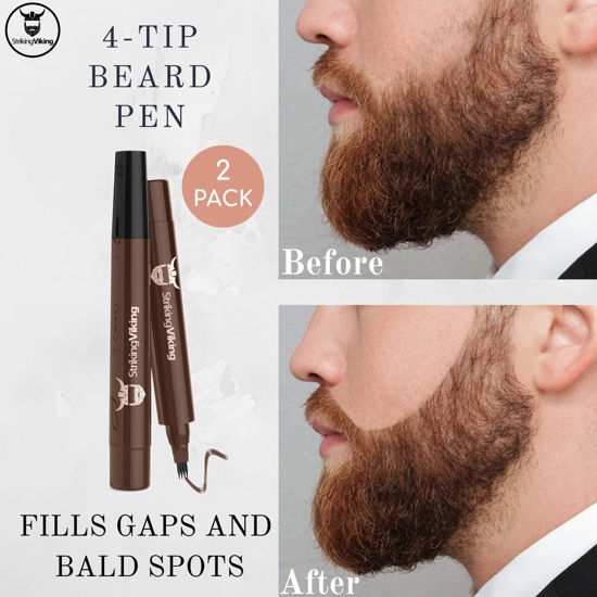 GetUSCart- 4-Tip Beard Pencil Filler for Men (2 pack), Updated Beard ...