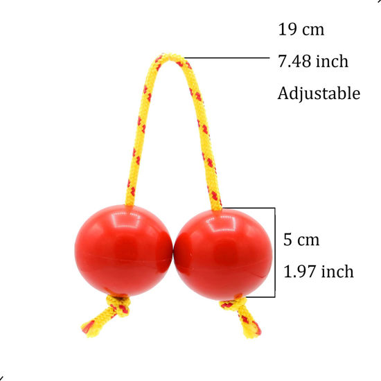GetUSCart- 2 Pair Aslatuas Rhythmic Ball,Kashaka Instrument,Music Egg ...