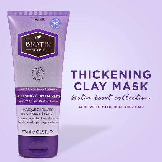 GetUSCart- HASK Biotin Boost Thickening Clay Hair Mask for all hair ...