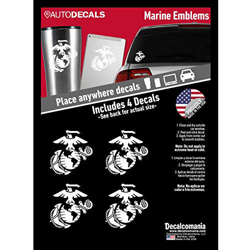 GetUSCart- Decalcomania-Marine Corps Vinyl Decal Eagle Globe & Anchor ...