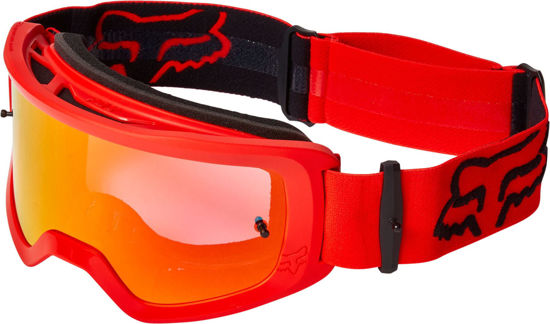 GetUSCart- Fox Racing Main Motocross Goggle, STRAY Flo Red - Spark ...