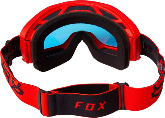 GetUSCart- Fox Racing Main Motocross Goggle, STRAY Flo Red - Spark ...