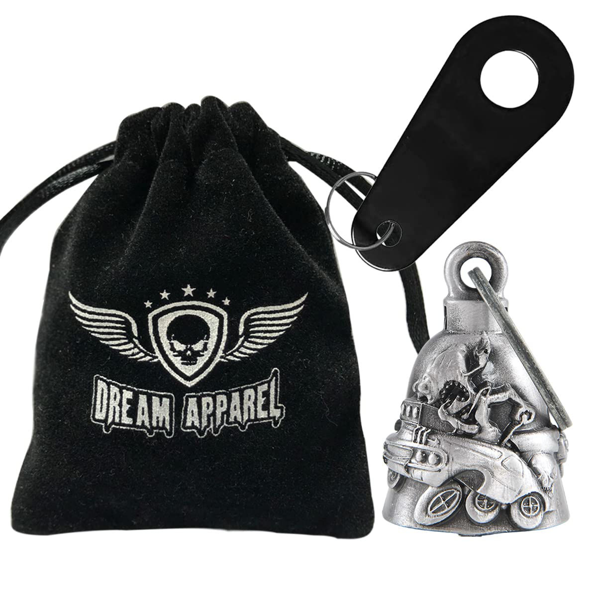 GetUSCart- Dream Apparel Motorcycle Bell for Bikers Women Men W/ Hanger ...