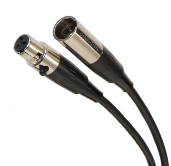 GetUSCart- CablesOnline 6ft Mini-XLR Male to Mini-XLR Female Pro Lapel ...