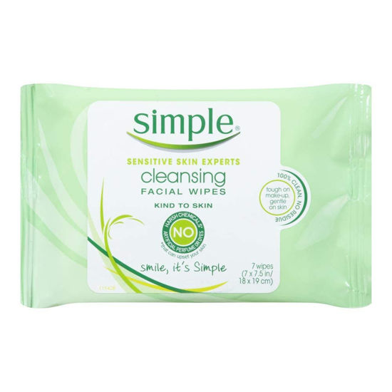 GetUSCart- Simple Cleansing Facial Wipes 7 Count (3 Pack)