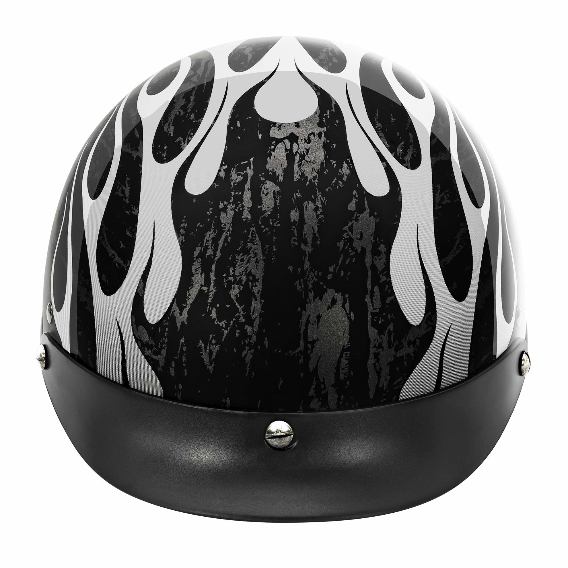 GetUSCart- VCAN Cruiser Solid Gloss Black Half Face Motorcycle Helmet ...