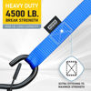 GetUSCart- Soft Loop Tie Down Straps - 1,500 Load Capacity & 4,500 Lbs ...