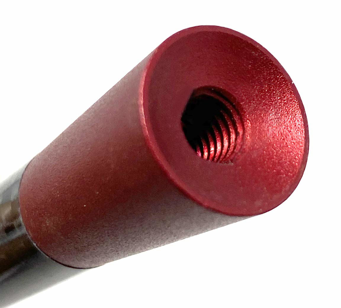 GetUSCart- ICBEAMER 3" 76 mm Carbon Fiber Polished Finish & Red ...