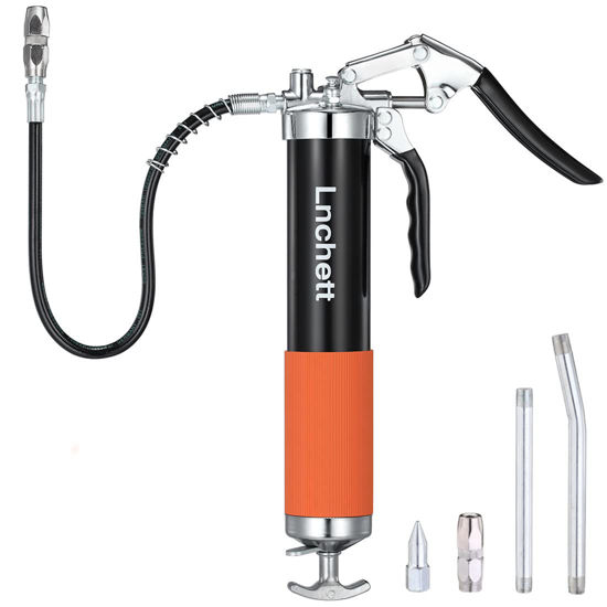 GetUSCart- Lnchett Grease Gun, 7000 PSI Professional Heavy Duty Pistol ...