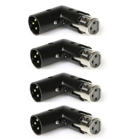 GetUSCart- LyxPro XLR Angle Adapter Dual Male and Female can be ...