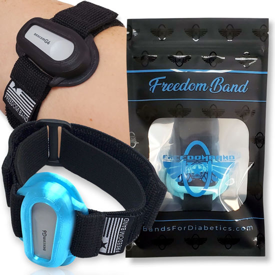 GetUSCart- 4-16" Inch Flexible Arm Band for Dexcom G6 CGM Adjustable ...