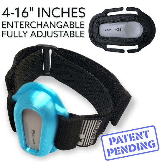 GetUSCart- 4-16" Inch All-in-One Adjustable Arm Band for Dexcom G6 CGM ...