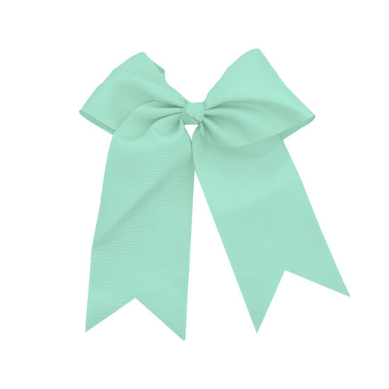 GetUSCart- Light Aqua Jumbo Bow Clip with Tails