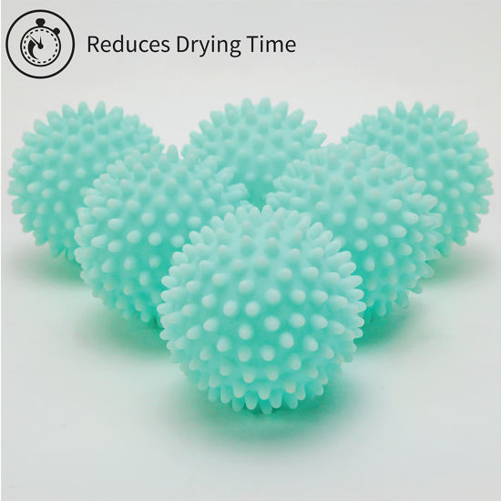 GetUSCart- S&T INC. Reusable Laundry Dryer Balls, Soften and Fluff ...