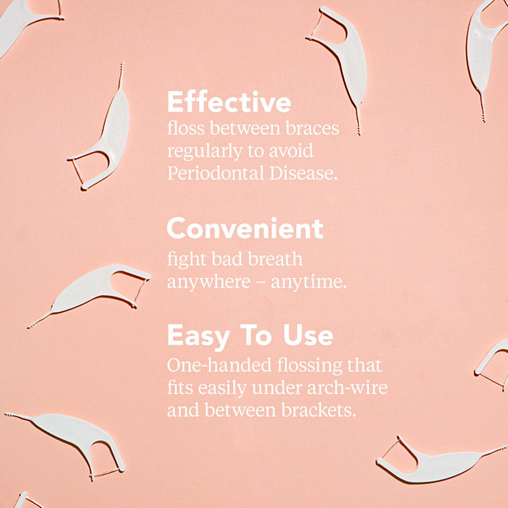 GetUSCart- Platypus Orthodontic Flossers for Braces- Unique Structure ...