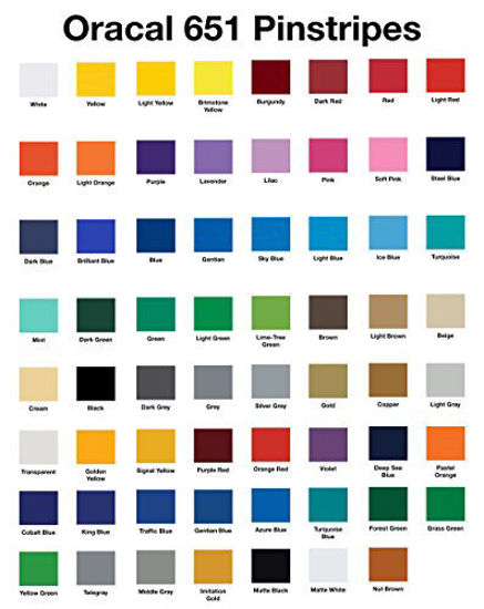 GetUSCart- ORACAL Vinyl Striping Tape 651 - Pinstripes, Decals ...