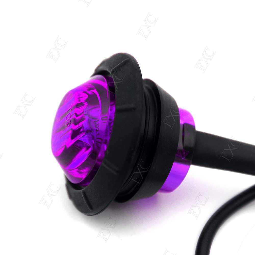 GetUSCart- FXC 10x 3/4" Round LED Clearence Light Front Rear Side ...
