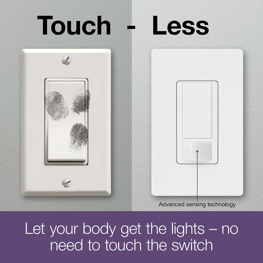 GetUSCart- Lutron Maestro Motion Sensor Switch | No Neutral Required ...
