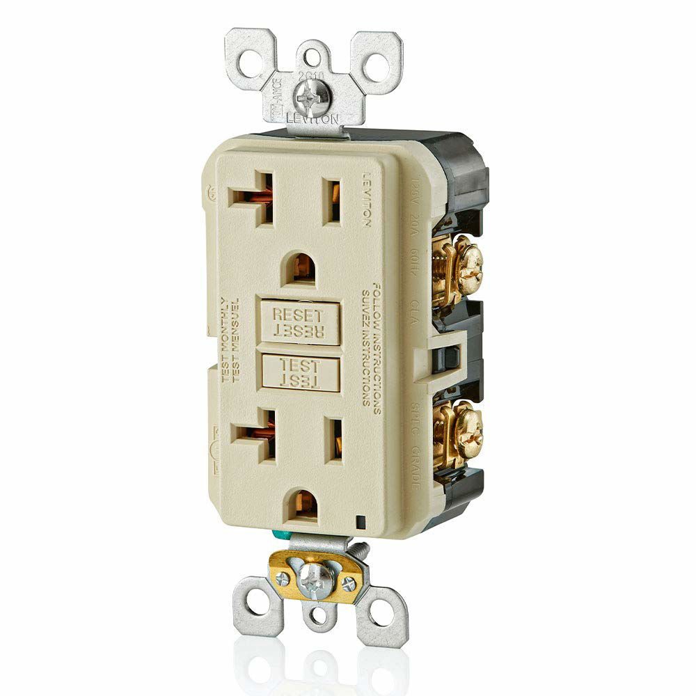 GetUSCart- Leviton GFNT2-I Self-Test SmartlockPro Slim GFCI Non-Tamper ...