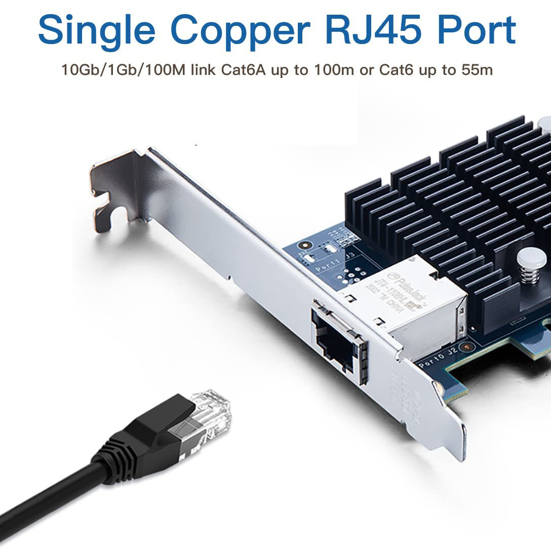 GetUSCart- 10Gb RJ45 PCI-E Network Card NIC, Compare to Intel X540-T1 ...