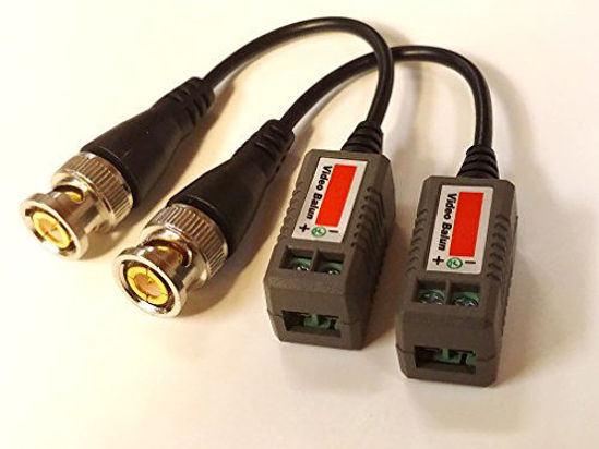 GetUSCart- 12 PIECE Lot (6 PAIRS) BNC pigtail HD Video Balun ...