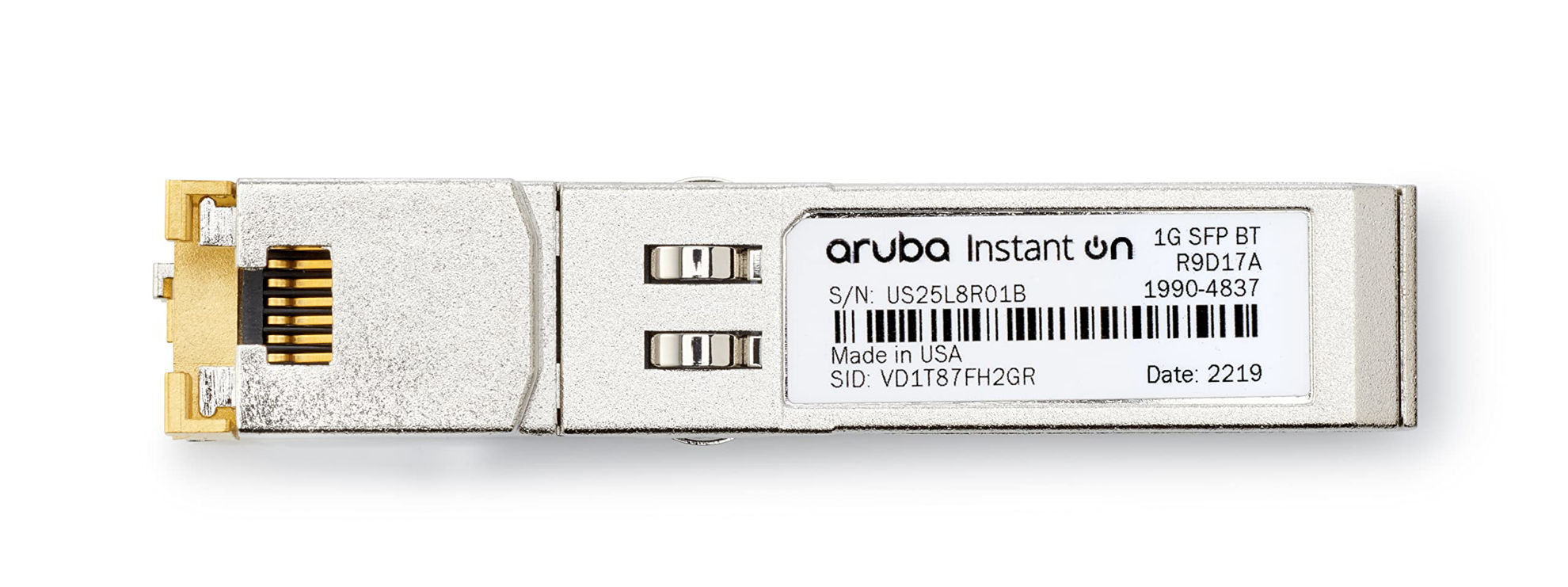 GetUSCart- Aruba 1 Gigabit SFP RJ45 transceiver for Copper Ethernet ...