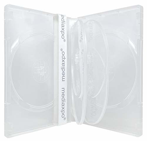 GetUSCart- mediaxpo 10 Clear 6 Disc DVD Cases