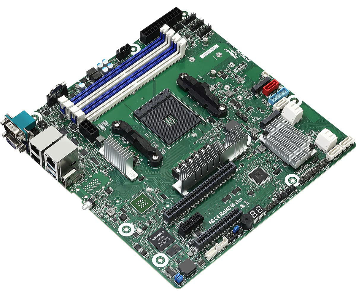 GetUSCart- ASRock Rack X570D4U Socket AM4/ AMD X570/ DDR4/ SATA3&USB 3. ...