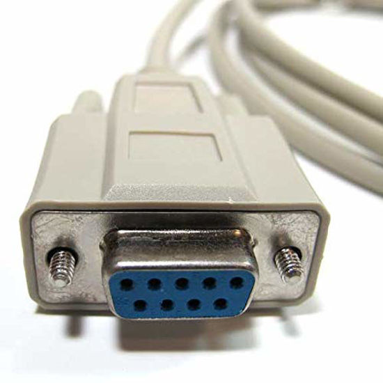 GetUSCart- SF Cable, 100 ft DB9 M/F Serial Extension Cable RS232