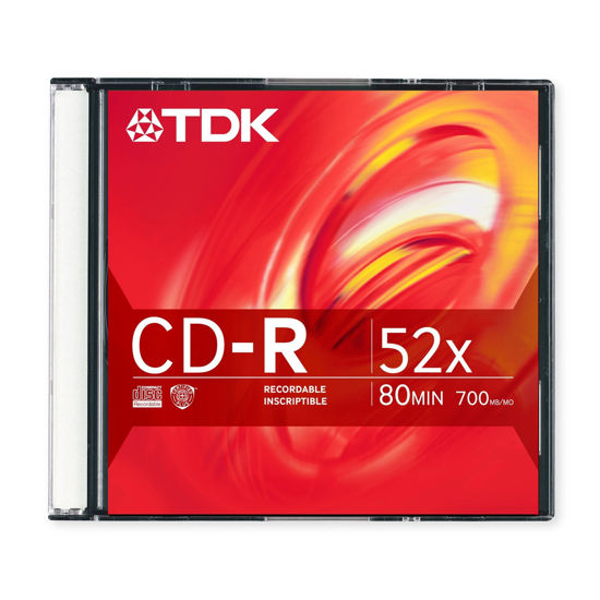GetUSCart- TDK CDR 52x 700MB 80min (1-Pack)
