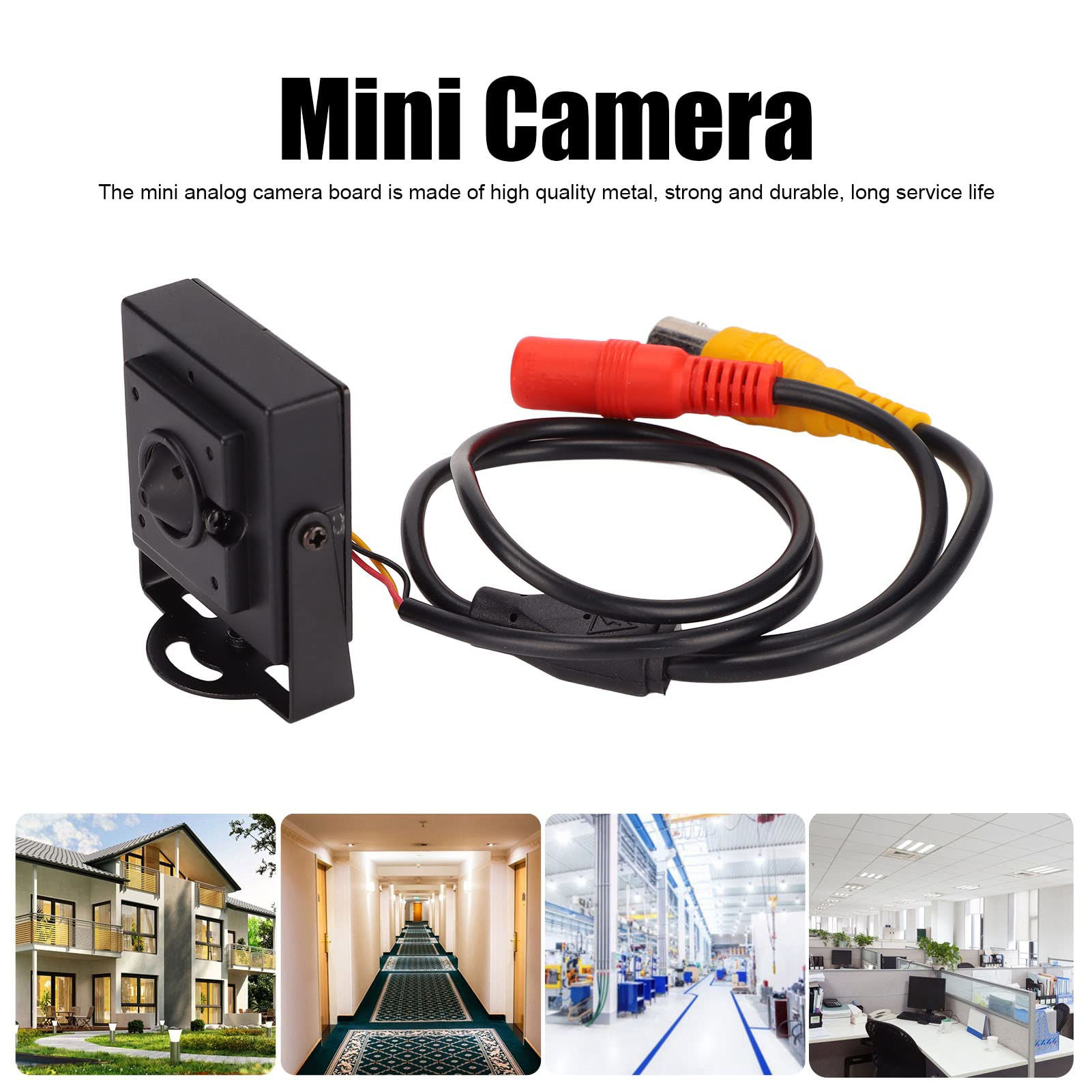 GetUSCart- Mini Analog CCTV Camera Wide Angle 0.01Lx 3.6mm Lens,2MP ...