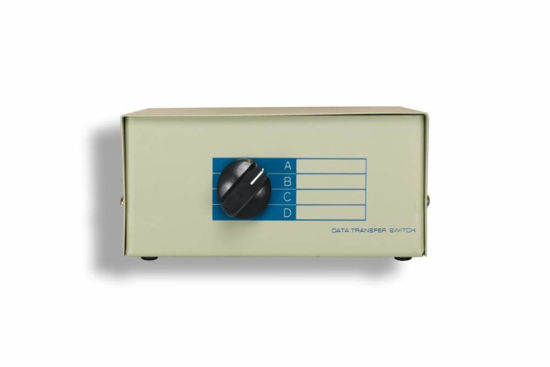 GetUSCart- KENTEK DB25 4 Way Manual Data Switch Box RS-232 Parallel ...
