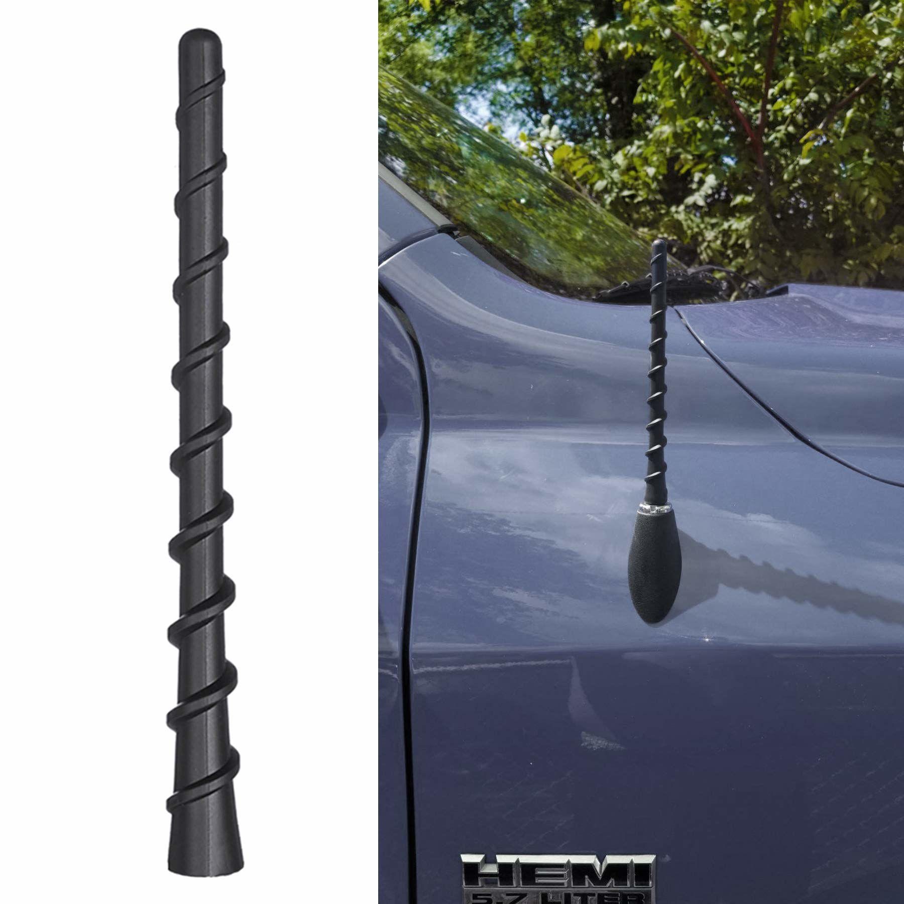 GetUSCart- Bingfu Vehicle Rubber Antenna Mast Car Truck Antenna ...