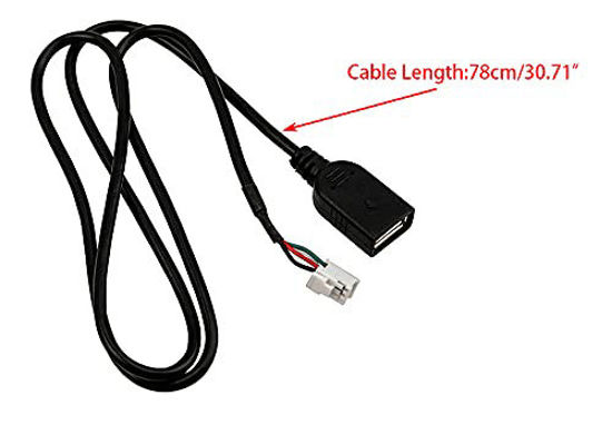 GetUSCart- beler Universal 4Pin & 6Pin Connector USB Extension Cable ...