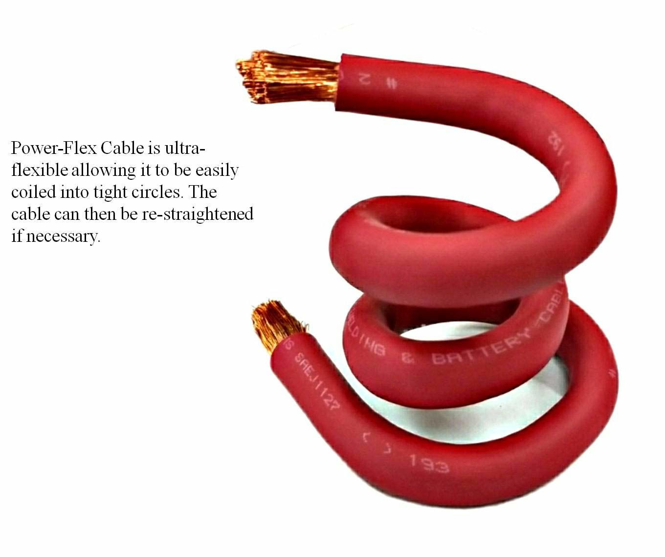 GetUSCart- WNI 4/0 Gauge 10 Feet Red 4/0 AWG Ultra Flexible Welding ...