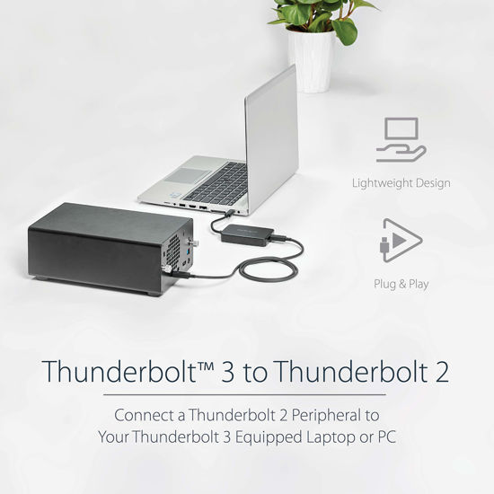 GetUSCart- StarTech.com Thunderbolt 3 to Thunderbolt 2 Adapter - TB3 ...