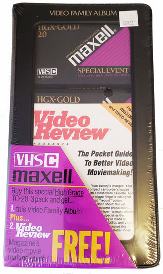 GetUSCart- Maxell VHS-C 3 Pack HGX-Gold TC-20's