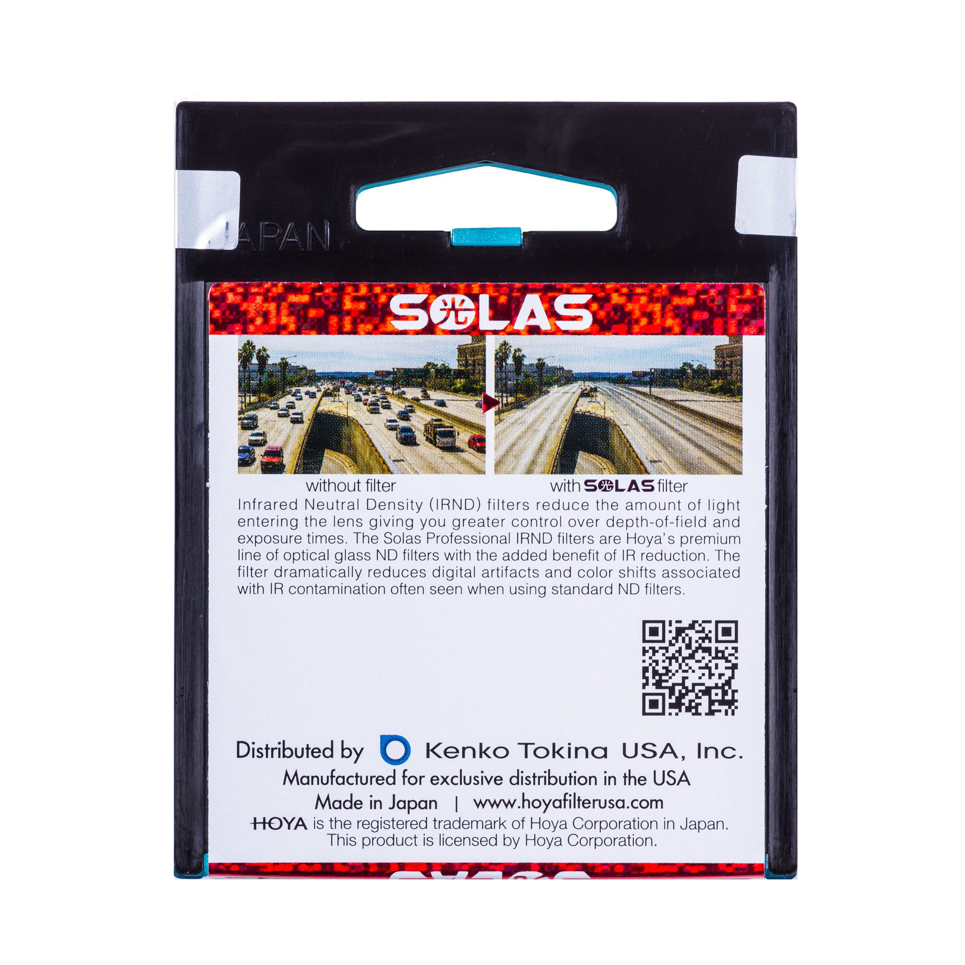 GetUSCart- Hoya Solas IRND 1.8 49mm Infrared Neutral Density Filter